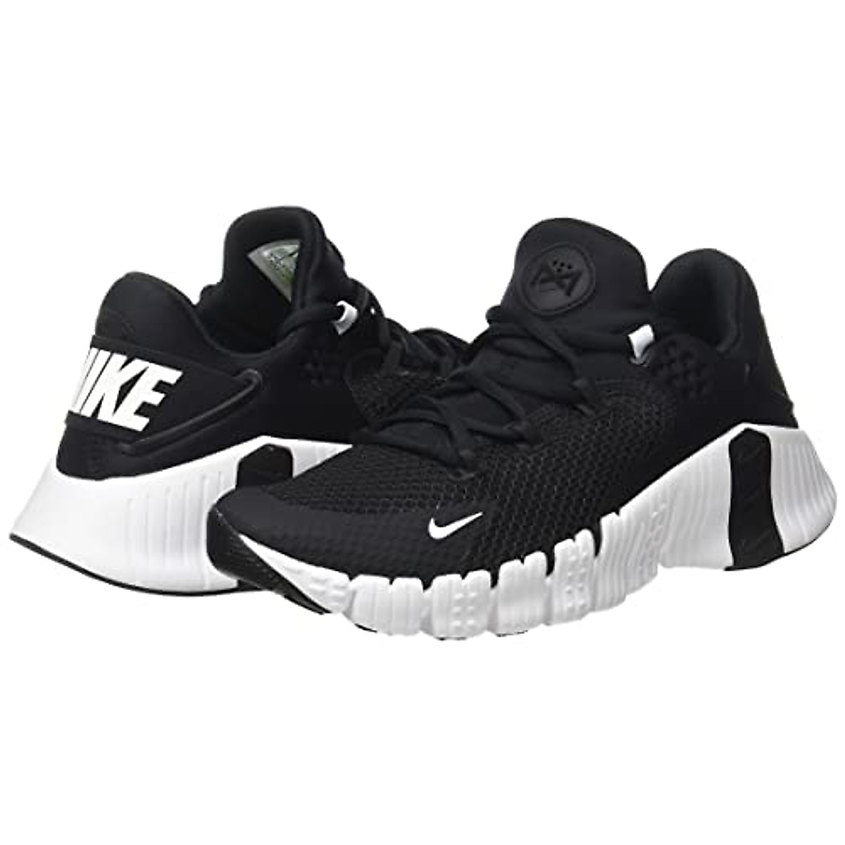 Nike Women's Cross Training Shoes, Black White Black Volt, 6 US