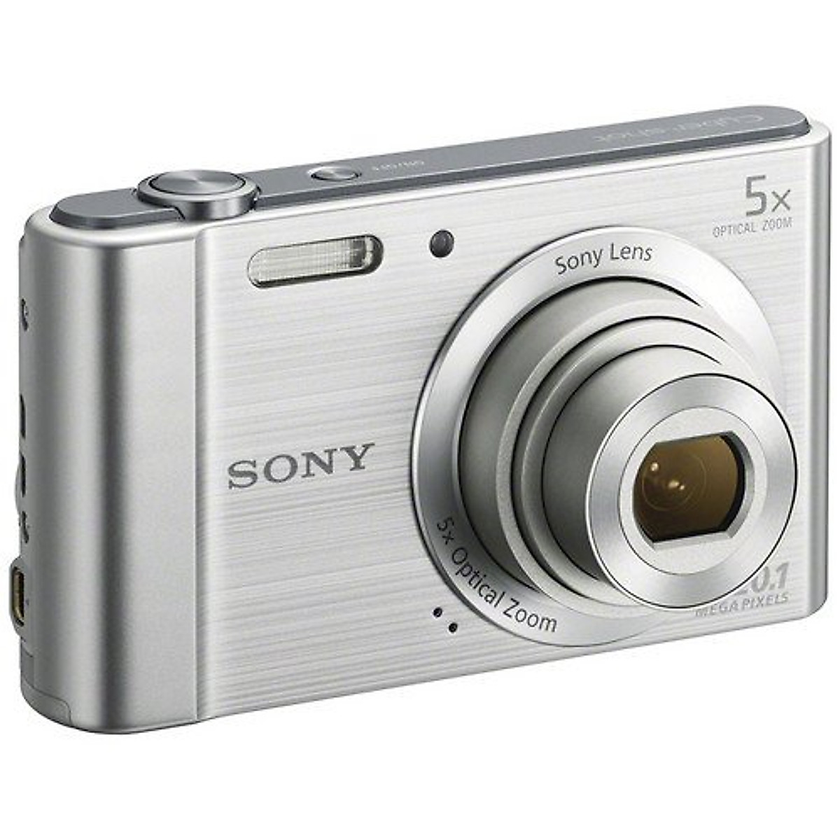 Sony Cyber-Shot DSC-W800 Digital Camera (Silver) + Deal-Expo Accessories Bundle