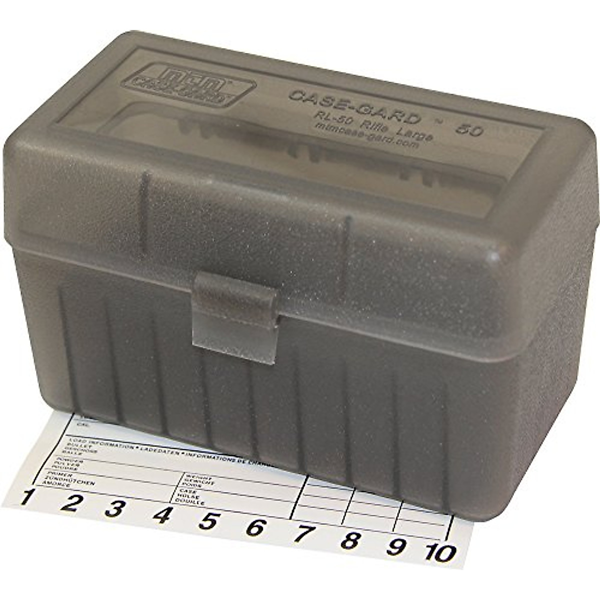 MTM 50 Round Flip-Top Rifle Ammo Box 270 Win 280 Rem 30-06, Large