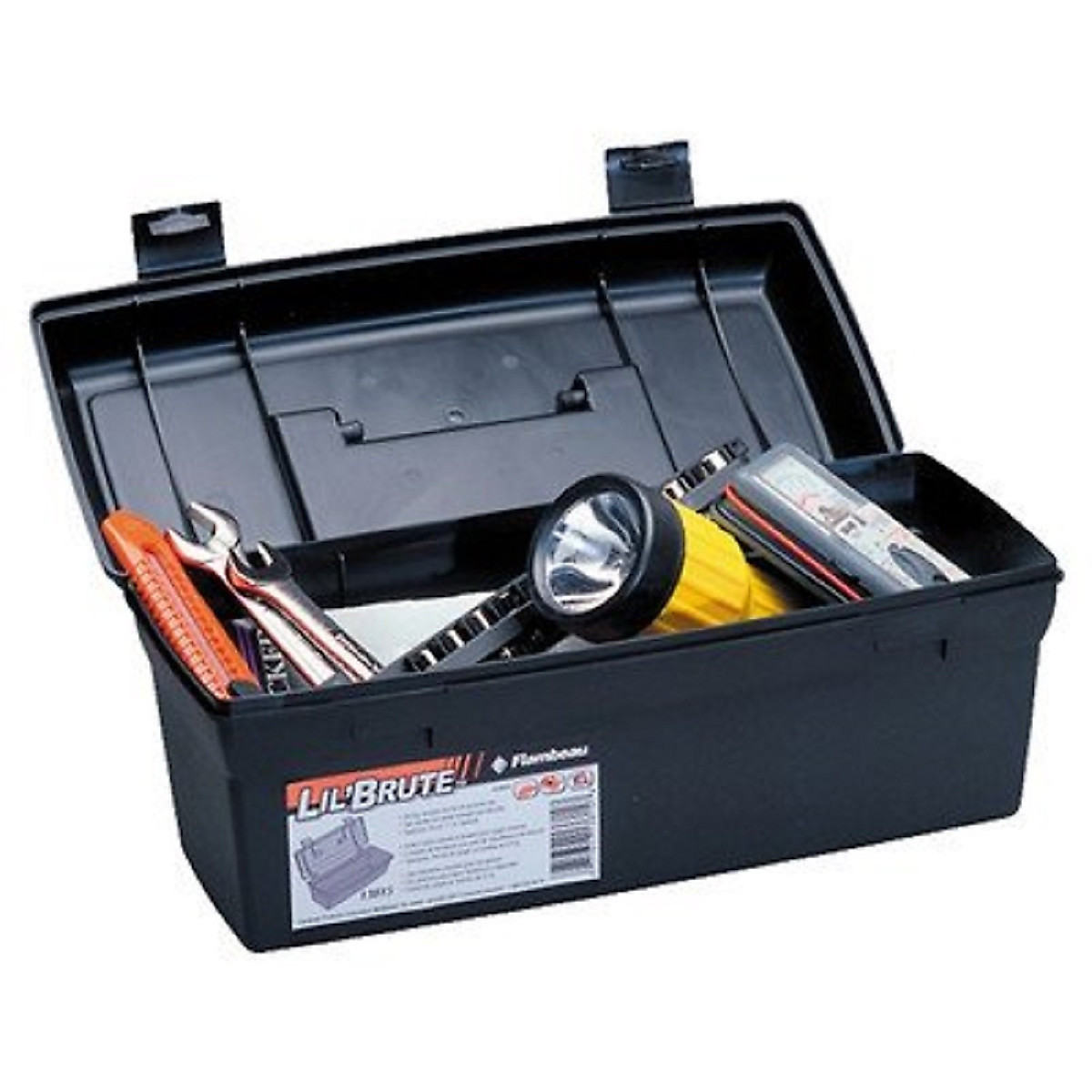 Flambeau 6587FH Tool Brute Dry Box, Tool Storage with Lift-Out Tray, 14-Inch