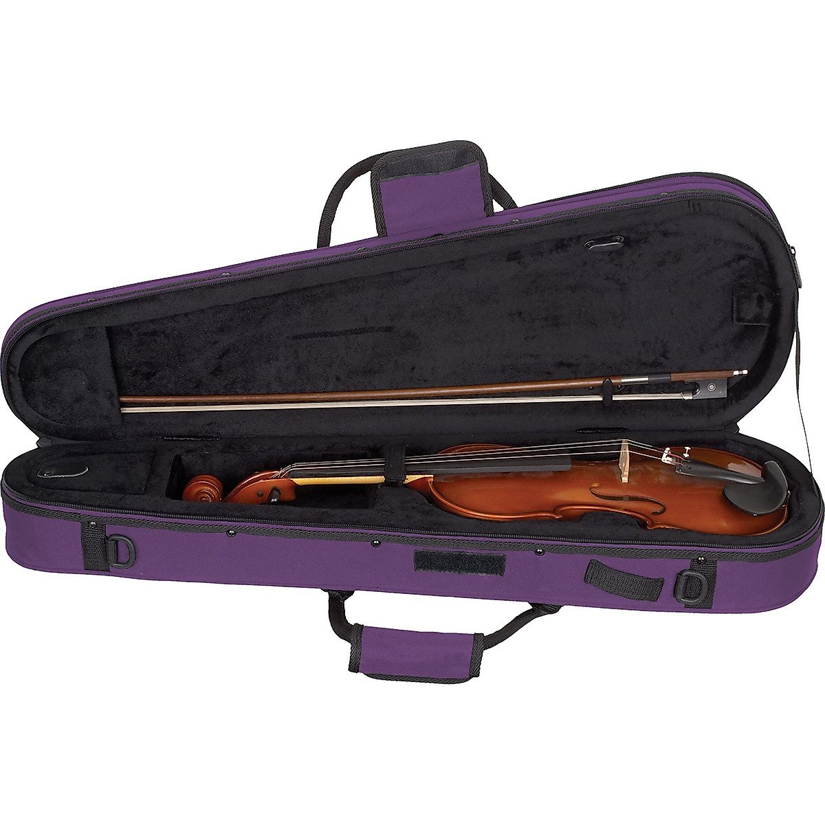 Protec MX044PR 4/4 Violin Shaped MAX Case, Purple