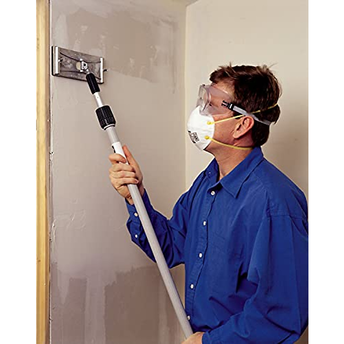 3M 99436 Drywall Sanding Screens Pro-Pak, 220-Grit, 4-3/16 in x 11-1/4 in, Black, 10 Piece