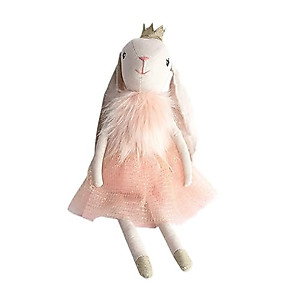 MON AMI Princess Bunny Stuffed Doll - 18", Soft & Cuddly Plush Animal Doll for Kids of All Ages, Use as Toy or Room Décor