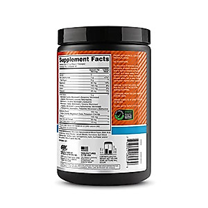 Optimum Nutrition Amino Energy Plus Electrolytes Energy Drink Powder, Caffeine for Pre-Workout Energy, Amino Acids / BCAAs for Post-Workout Recovery, Tangerine Wave, 30 Servings (Packaging May Vary)