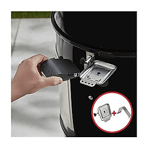 Weber Connect 6-Piece Thermometer Mounting Kit, Black