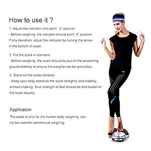 Weight Scales for People 350lb/160kg Capacity Extra Large Mechanical Dial Heavy Duty Professional Accurate