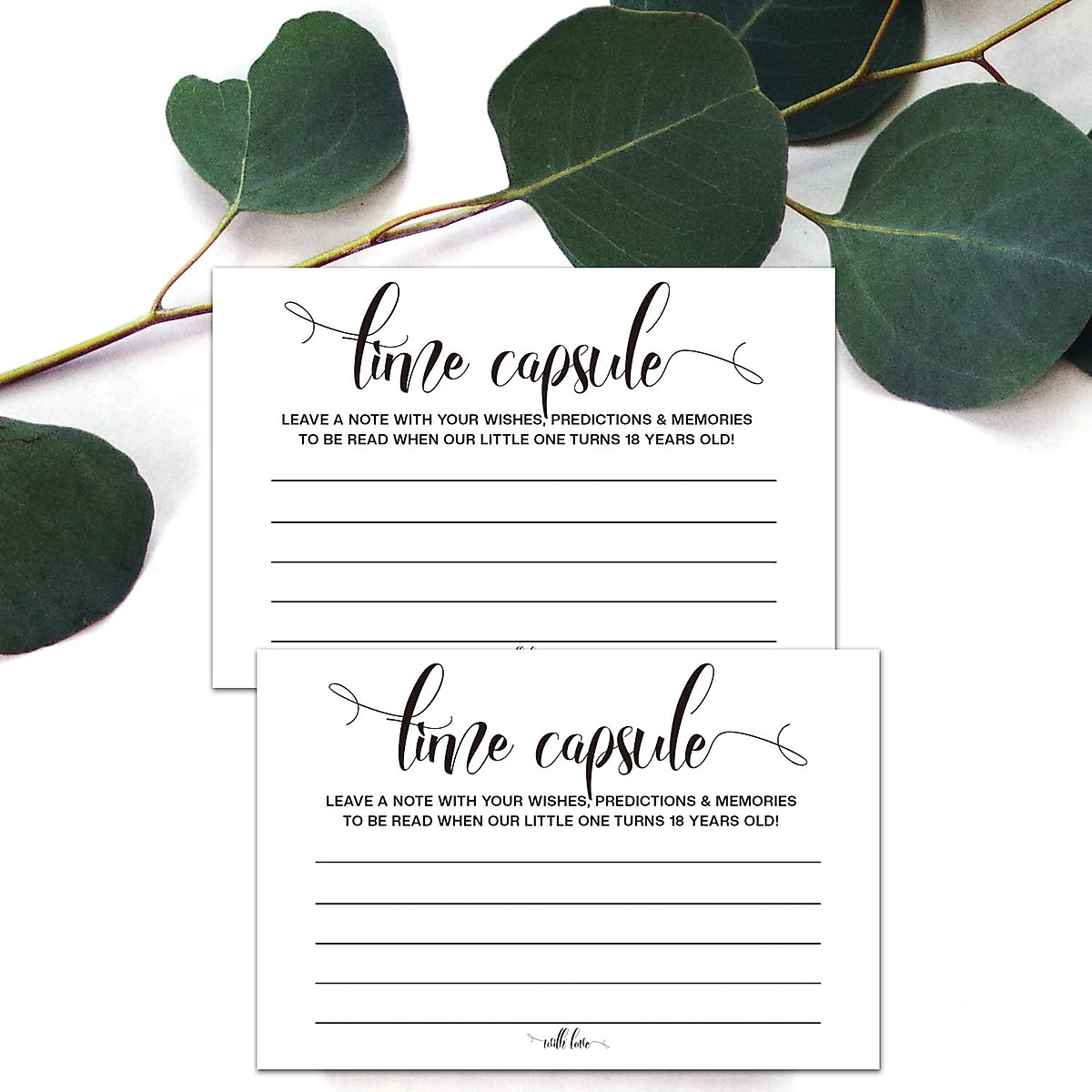 AMAHEJMO 50 Words of Wisdom Advice Cards, Advice and Wishes cardsfor the Bride, Retirement or Graduation Party, Baby or Bridal Shower Games, Birthday Party, Engagement,4x6