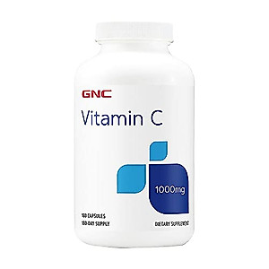GNC Vitamin C Capsules 1000mg - 180 Capsules