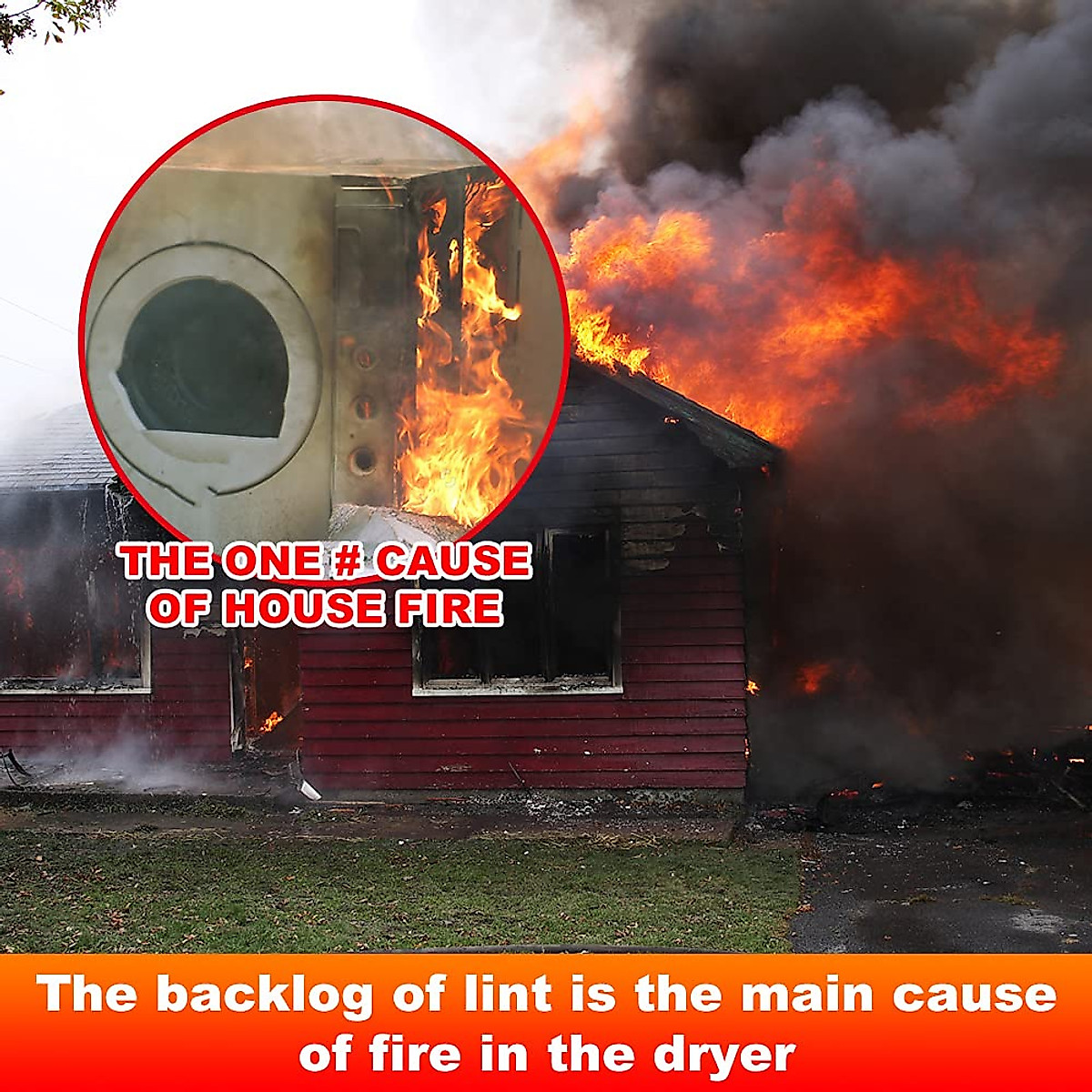 Sealegend 2 Pieces Dryer Vent Cleaner Kit Vacuum Attachment Hose with Brush, Dryer Cleaning Brush Lint Remover Hose