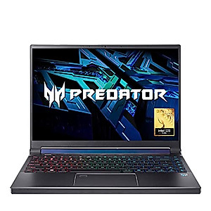 Acer Gaming Laptop, Predator Triton 300 SE, 14-inch WUXGA 165Hz, Intel Core i7 12700H, NVIDIA GeForce RTX 3060, 16GB LPDDR5 RAM, 1TB SSD Storage, Backlit KB, Fingerprint, Win11, Gray, W/GaLiMu