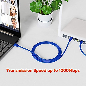 CableCreation Cat 6a Ethernet Cable 10Feet, Network LAN Patch Cable, High Speed 10Gbps Internet Cord with Standard RJ45 Connector for PC, Computer Servers, Router, Modem, Smart TV, Printer, PS5