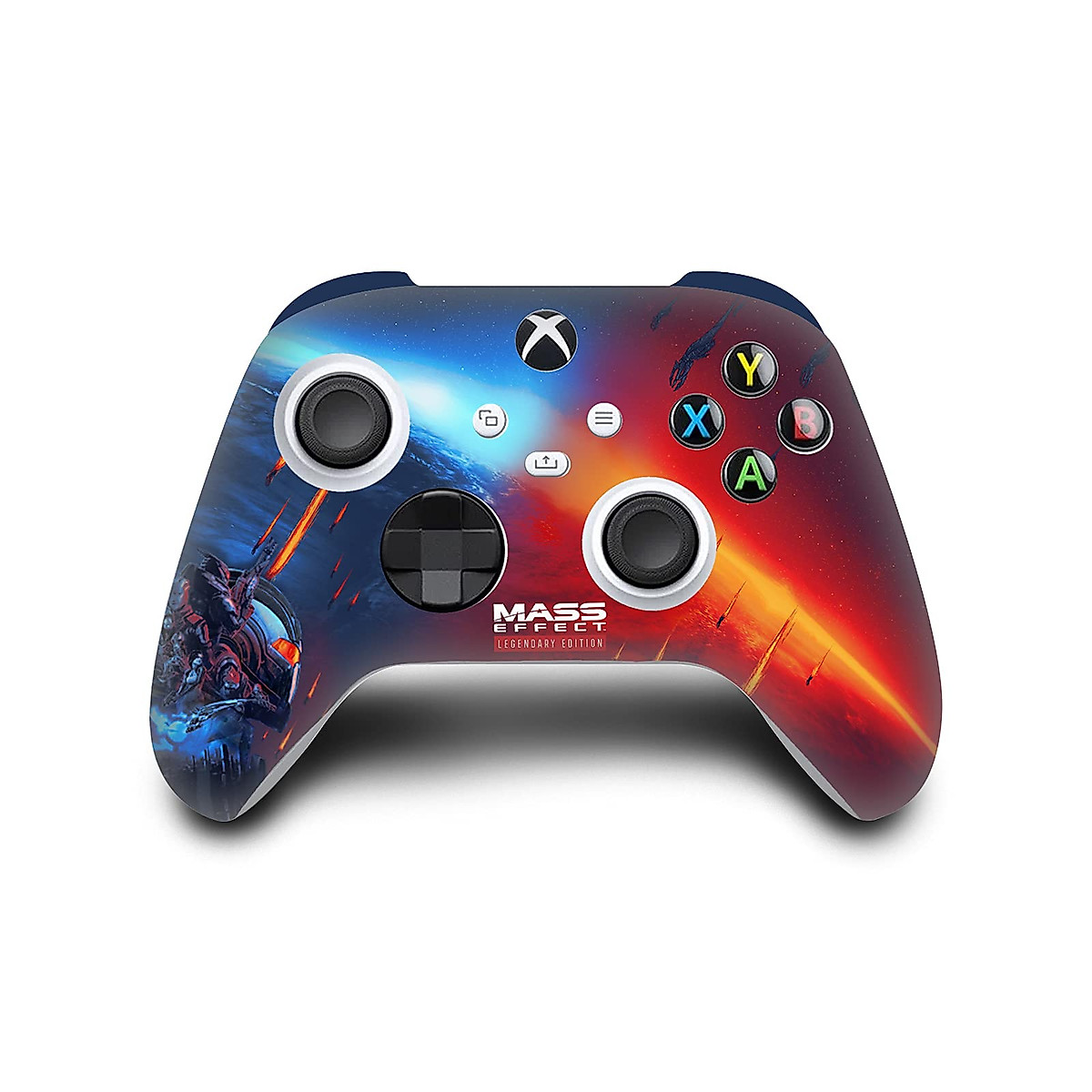 Head Case Designs Officially Licensed EA Bioware Mass Effect Key Art Legendary Graphics Vinyl Sticker Gaming Skin Decal Cover Compatible With Xbox Series S Console and Controller Bundle