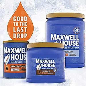 Maxwell House House Blend Medium Roast Ground Coffee (24.5 oz Canister)