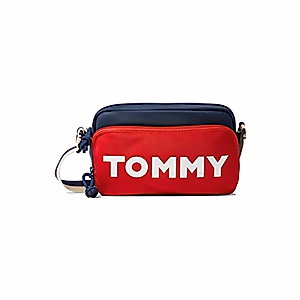 Tommy Hilfiger Cory II Camera Crossbody Navy/Red/White One Size