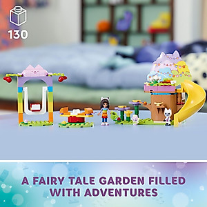 LEGO Gabby's Dollhouse Kitty Fairy’s Garden Party 10787 Building Toy with Tree House, Swing, Slide, and Merry-Go-Round, Includes Gabby and Pandy Paws, Birthday Gift, Sensory Toy for Kids Ages 4 and up