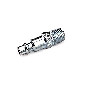 Primefit IP1414MS-B25-P (25 Pack) Industrial Style Air Quick Connect Plugs/Nipples Steel 1/4" x 1/4" Male Npt