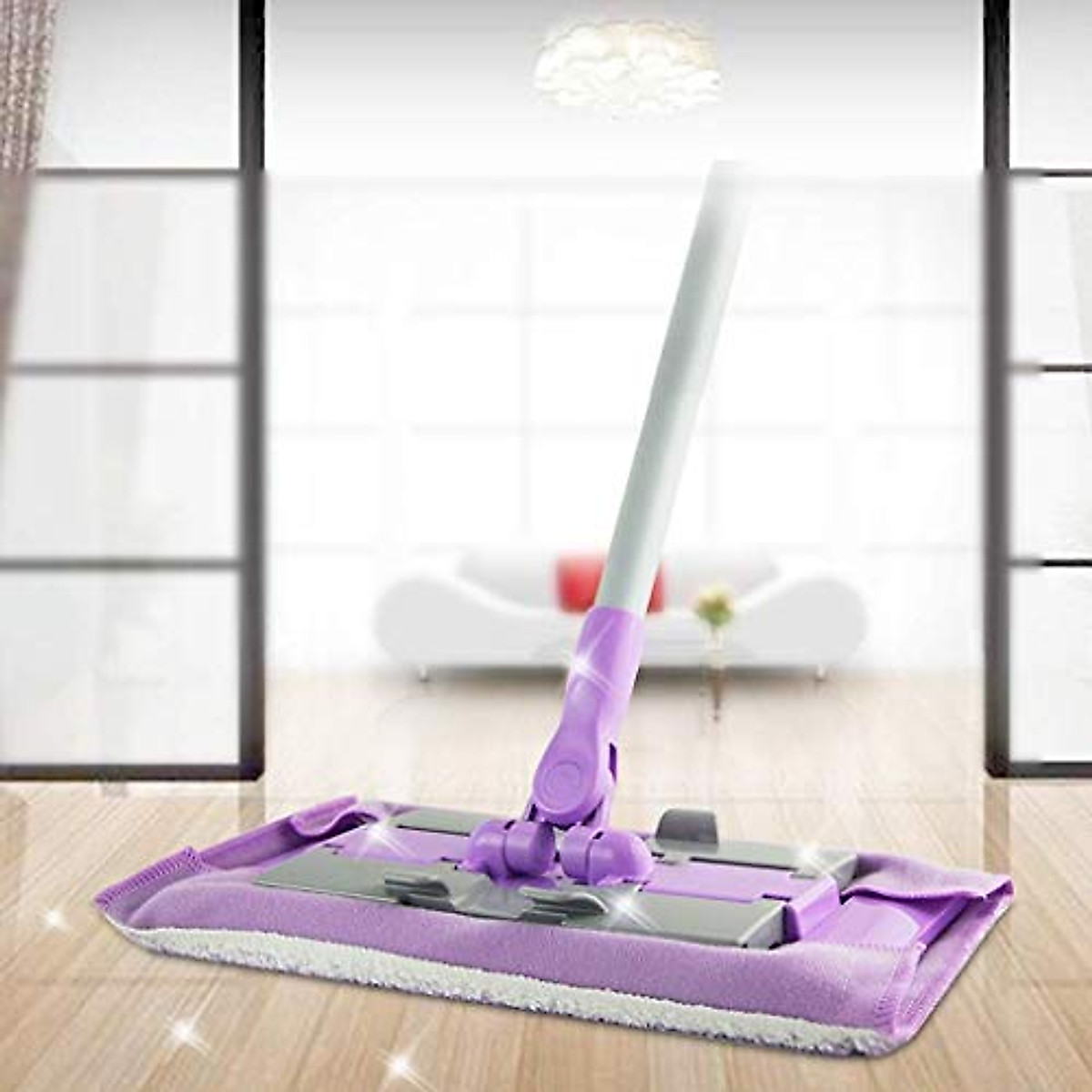 Mop Microfiber Floor Spray Mops Water Spraying Cleaner for House Kitchen Washable Wet Mop Pads and Dust
