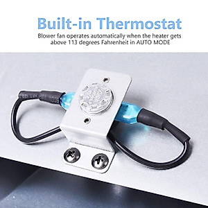 Criditpid WHF100 Vent-Free Wall Heater Blower Fan for Mr. Heater, Dyna-Glo, Dyna-Glo 30,000 BTU, Comfort Glow Vent Free Heaters, Replacement Ventless WHF100 Dyna-Glo Heater Fan Accessory Kit