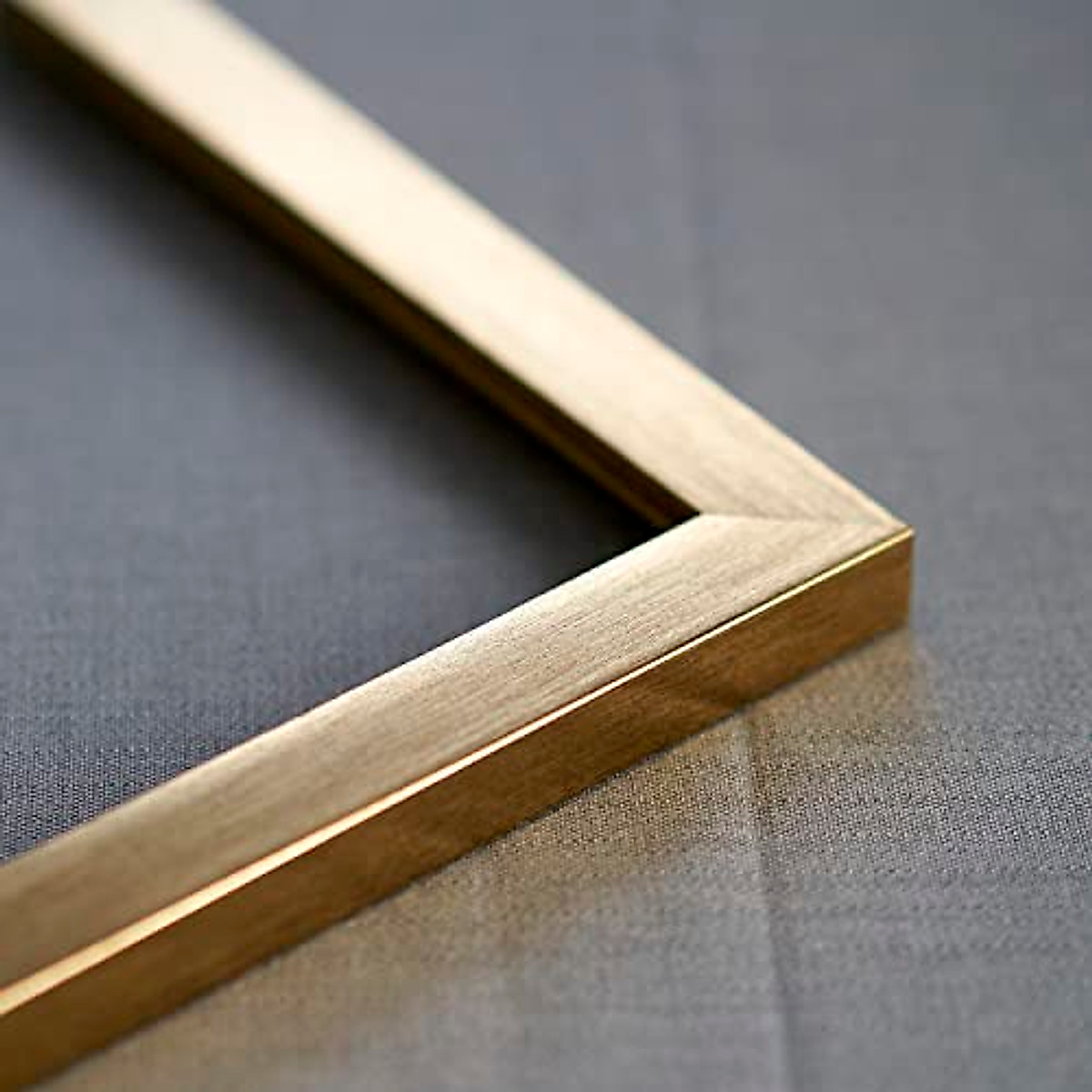 6x9 Frame Gold Bronze Wood Picture Frame - UV Acrylic, Foam Board Backing, & Hanging Hardware Included!