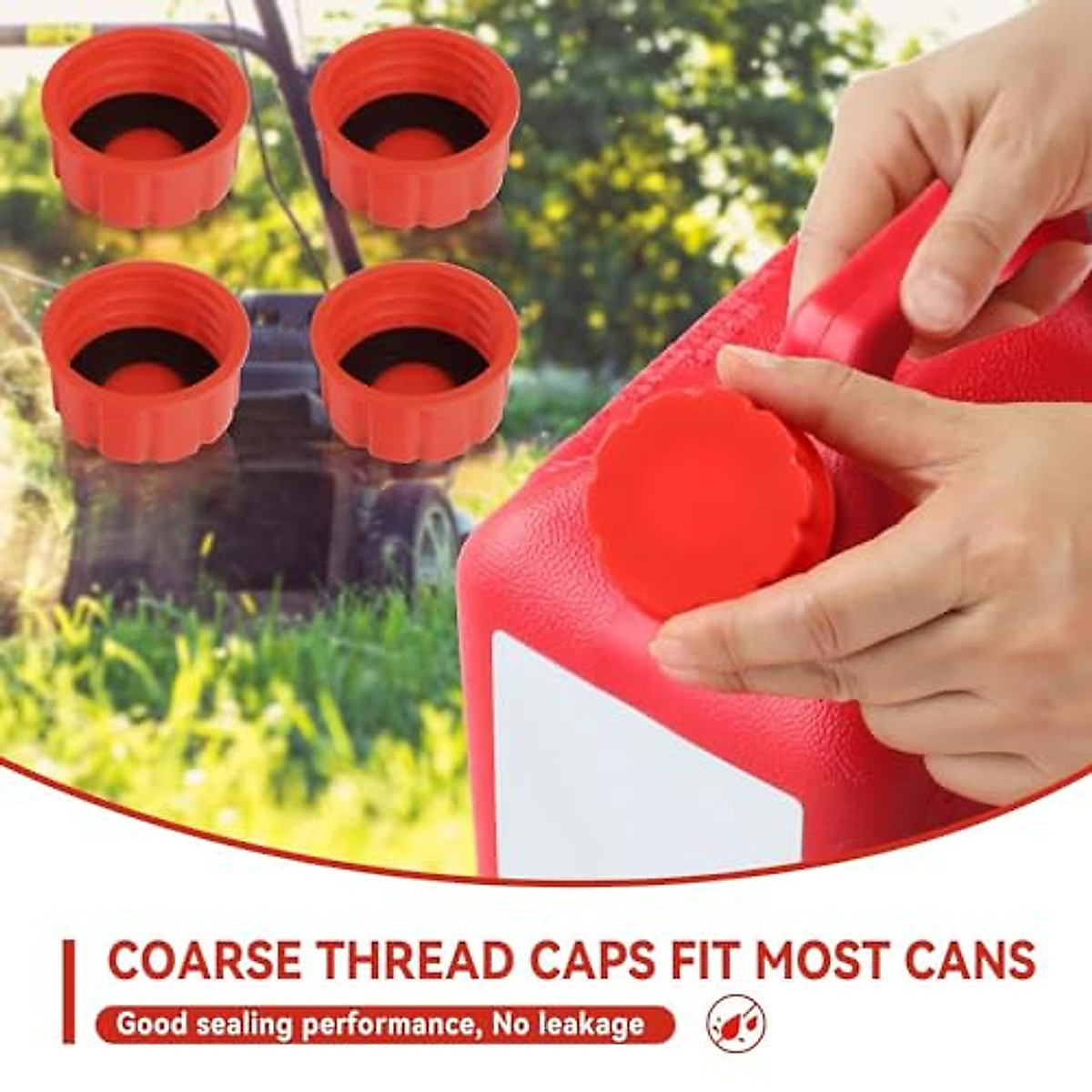 EAJORN Caps Lid Replacement Coarse Thread Solid Transportation Caps Easy To Use