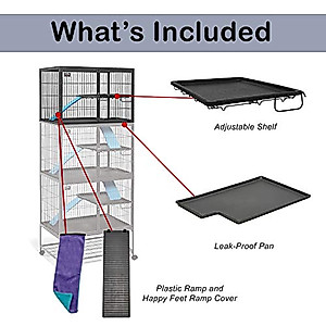 MidWest Homes for Pets 183 Ferret Nation Add-On Unit, 1-Year Manufacturer Warranty