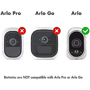 SEIVI Rechargeable Batteries for Arlo, Rechargeable Batteries (4 Pack) with Charger Compatible with Arlo Wireless Security Cameras (VMK3200/VMC3030/VMS3330/3430/3530/)