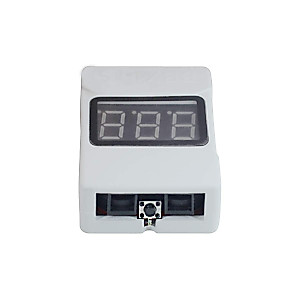 DEVMO RC Lipo Battery Low Voltage Tester Checker 1S-8S Buzzer Alarm with LED Indicator