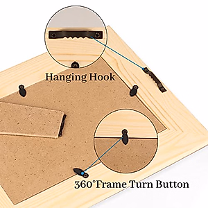 POFATO Independence Day Flag 5x7 Picture Frame Wood Photo Frame for Tabletop Display Wall Mount Picture Frame Display 5 x 7 Inch Photo Wall Decor Home Gift Frames