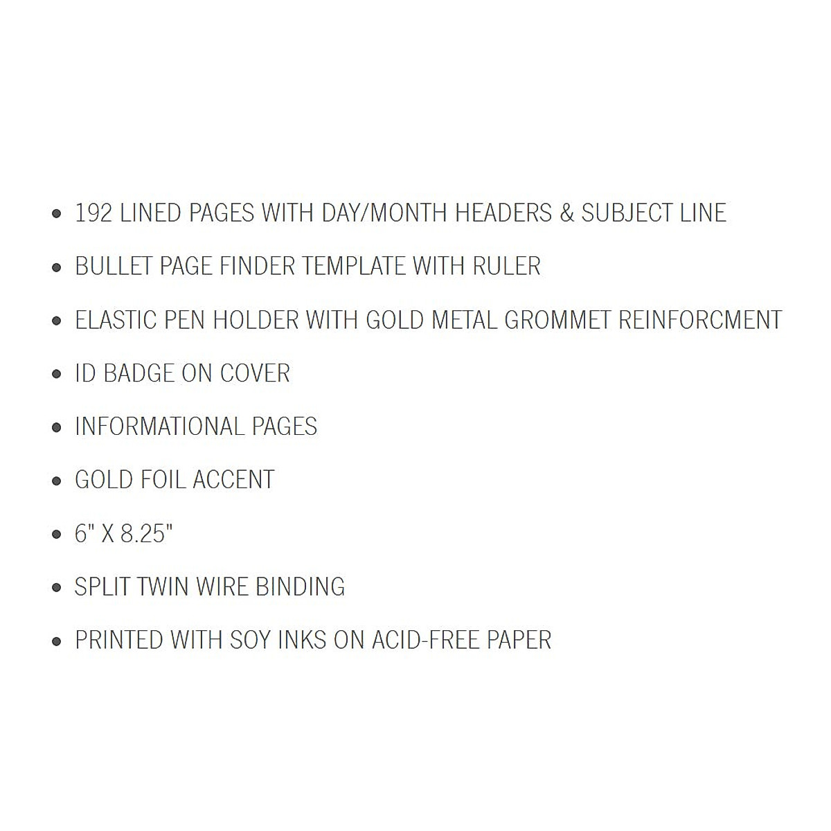 Designworks Ink Standard Issue No. 12 Yellow Undated Planner Notebook Journal with Lined Pages, Elastic Pen Holder, and Durable Spiral Binding for Work, Writing, Journaling - 6" x 8.25"