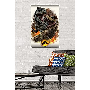 Trends International Jurassic World: Dominion - Giga Vs T. Rex Wall Poster