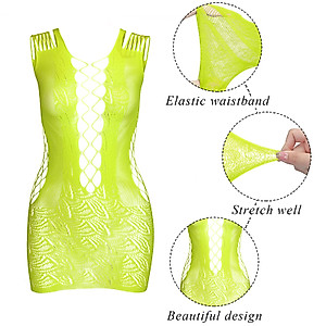 Geyoga 12 Pieces Women's Lingerie Smock Lingerie Swimsuits Coverup Sleepwear Dress for Women Favor (Multi Color)