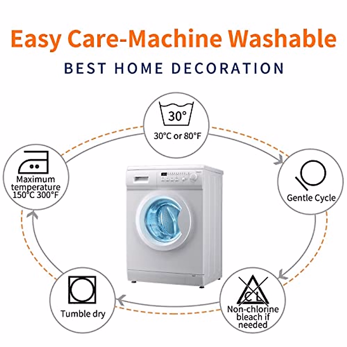 AdaNti Moon Astronaut Print Throw Pillow Cover Square Soft Cushion Cover Throw Pillow Case for Home Decor Living Room Bed Couch Car 18"x18"