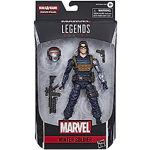 Marvel Hasbro Black Widow Legends Series 6-inch Collectible Winter Soldier Action Figure Toy, Premium Design, 2 Accessories, Ages 4 and Up