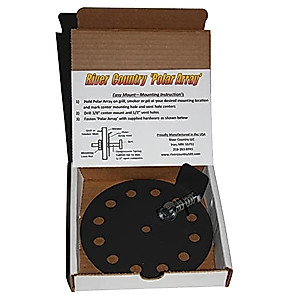 6" Polar Array BBQ Grill, Smoker or Pit Air Venting Damper Kit