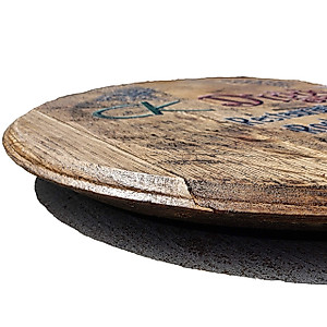 Craft Bar Signs Personalized Whiskey Barrel Lid Cigar Lounge Smoking Stogies Drinking Bar Sign Man cave Accessories for Room Wood Wall Art