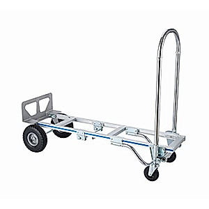 SHZOND Aluminum Hand Truck 2 in 1 Convertible Hand Truck 1000 LBS Capacity Hand Truck and Dolly Utility Cart