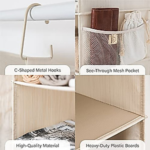 StorageWorks 3-Pack Closet Storage Bins with 6-Shelf Hanging Closet Organizer