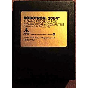 Robotron 2084 Commodore 64 Video Game Cartridge