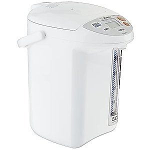 Zojirushi Micom Water Boiler and Warmer, 169 oz/5.0 L, White