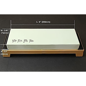 Yoshihiro Professional Grade Toishi Japanese Whetstone Knife Sharpener Water Stones (#10000 grit)
