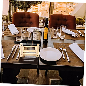 Homoyoyo Wooden Wine Bottle Rack Wood Wine Bottle Rack Wine Holder Freestanding Bottle Holder Wood Wine Rack Tabletop Wine Table Top Display Stand Solid Wood Storage Rack