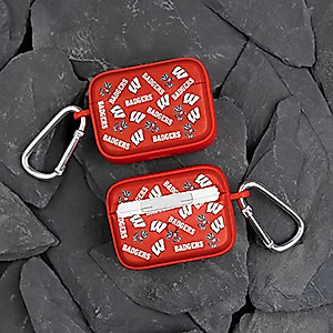 AFFINITY BANDS Wisconsin Badgers HDX Case Cover Compatible with Apple AirPods Pro 1 & 2 (Select)
