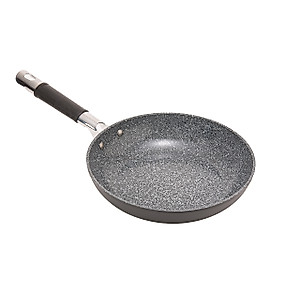 Professional 9.5 Inch Nonstick Frying Pan | Italian Made Ceramic Nonstick Pan by DaTerra Cucina | Sauté Pan, Chefs Pan, Non Stick Skillet Pan for Cooking, Sizzling, Searing, Baking and More