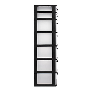 MQ Eclypse 7-Drawer Plastic Storage Unit in Black
