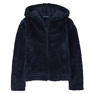 The Children's PlaceThe Children's Place Girls Long Sleeve Sherpa HoodieTIDALXLarge (14)