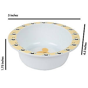 The First Years Disney Winnie the Pooh Toddler Dinnerware Set - Includes Toddler Bowl, Toddler Plate, Fork, Spoon and Toddler Cup - Baby and Toddler Feeding Essentials - 5 Count