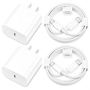 iPhone Charger Fast Charging,【Apple MFi Certified】 2Pack 20W Type C Fast Charger Block with 6FT USB C to Lightning Cable for iPhone 14/13/13 Pro/12/12 Pro/12 Pro Max/11/Xs Max/XR/X,iPad,AirPods Pro