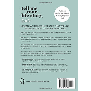 Tell Me Your Life Story, Dad: A Father’s Guided Journal and Memory Keepsake Book (Tell Me Your Life Story® Series Books)