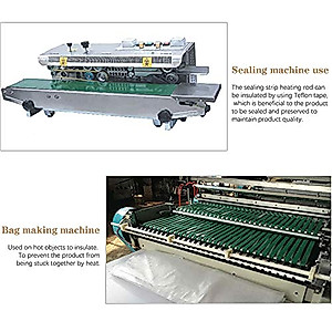 Teflon Tape/PTFE Tape for Vacuum Sealer Machine,Hand and Impulse Sealers (3/4-inch x 33 Feet)-Suitable for FoodSaver, Seal A Meal, Weston, Cabella's and Many More