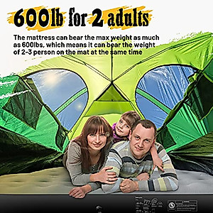 Umbrauto Inflatable Truck Bed Air Mattress for Full Size Short Truck Beds, 5.5-5.8ft, with Pump &amp; Carry Bag. Perfect for Outdoor Adventures.